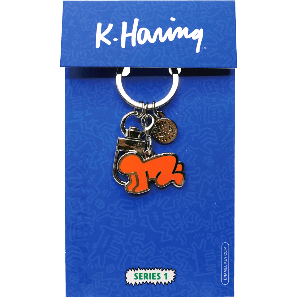 PINTRILL Keith Haring キース・ヘリング キーチェーン #3 Orange Radiant Baby – Nakamura ...