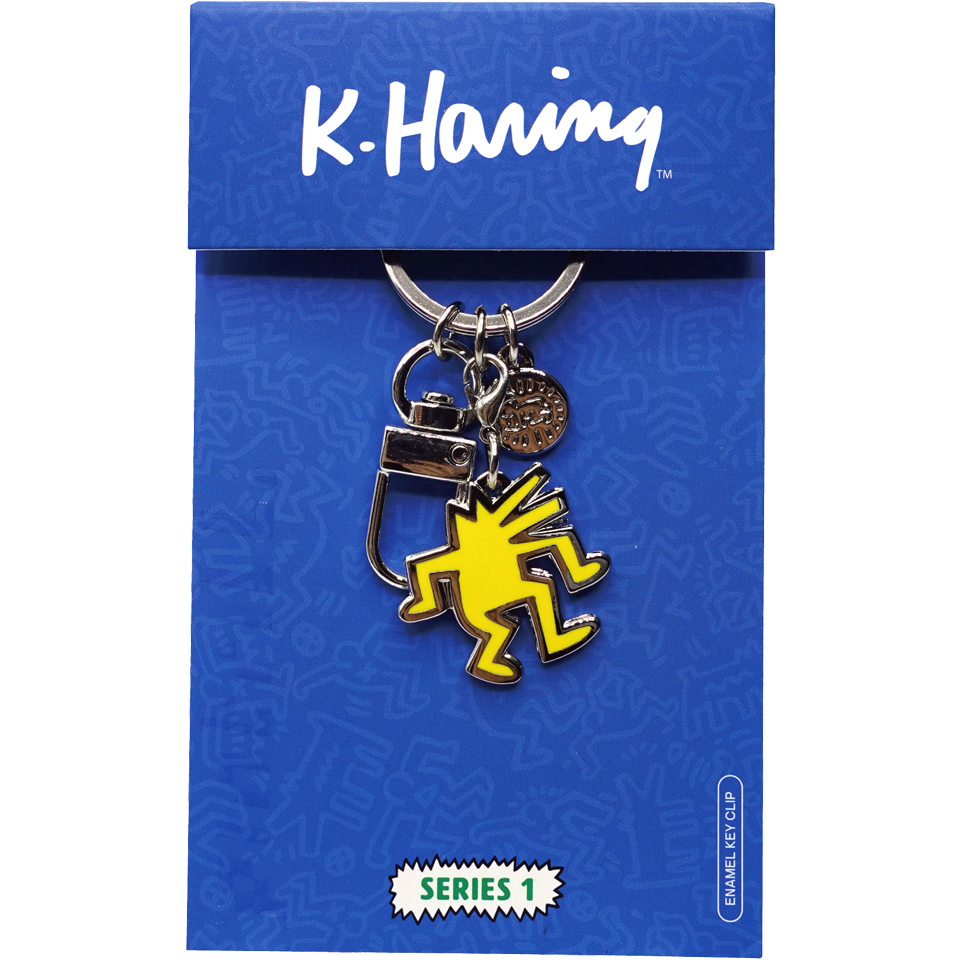 PINTRILL Keith Haring キース・ヘリング キーチェーン #3 Yellow Dancing Dog – Nakamura ...