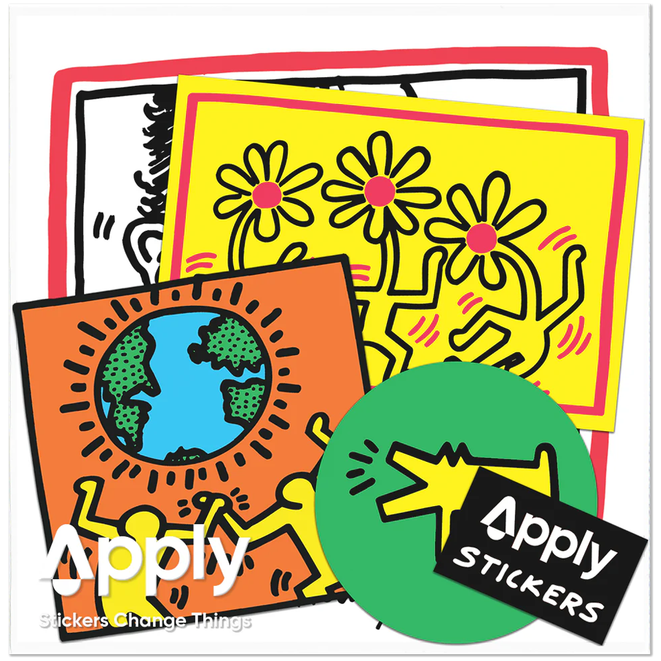 Apply Stickers Keith Haring キース・ヘリング ステッカーパック "Earth" – Nakamura Keith ...