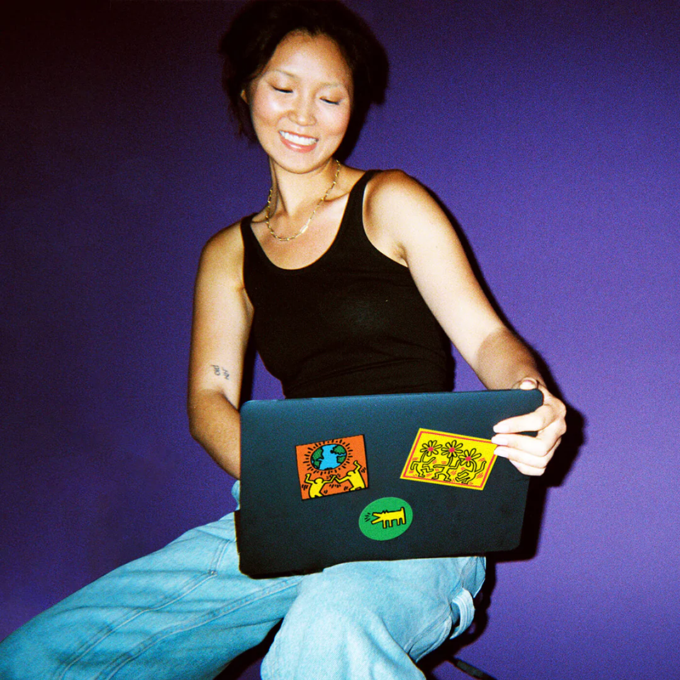 Apply Stickers Keith Haring キース・ヘリング ダイカットステッカー "Flowers" – Nakamura ...