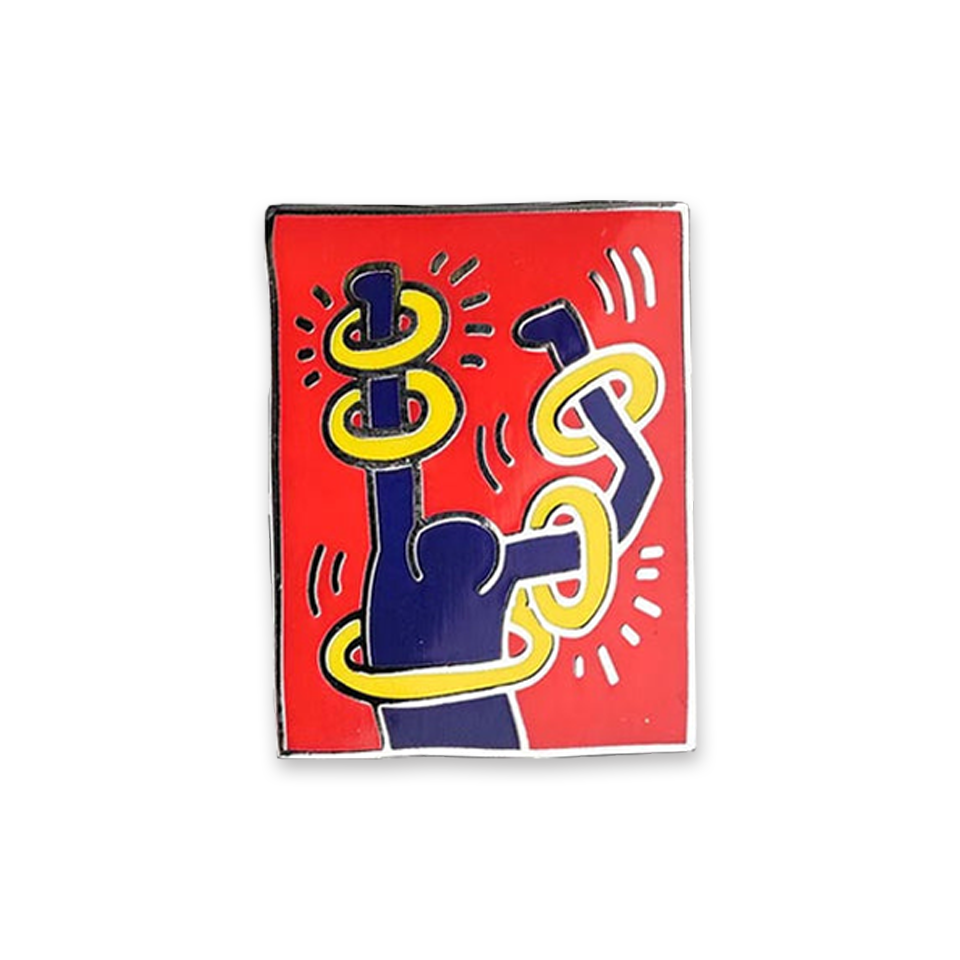 PINTRILL Keith Haring キース・ヘリング ピンバッジ Circles Man – Nakamura Keith ...