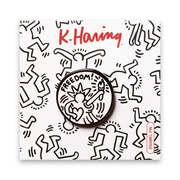 PINTRILL Keith Haring キース・ヘリング ピンバッジ Freedom – Nakamura Keith Haring ...