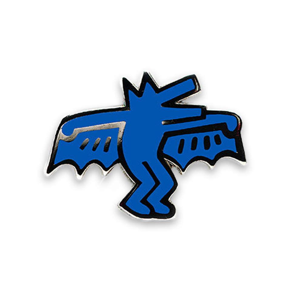 PINTRILL Keith Haring キース・ヘリング ピンバッジ Bat Dog – Nakamura Keith Haring ...