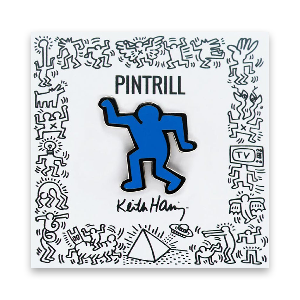 PINTRILL Keith Haring キース・ヘリング ピンバッジ Dancing Man – Nakamura Keith ...