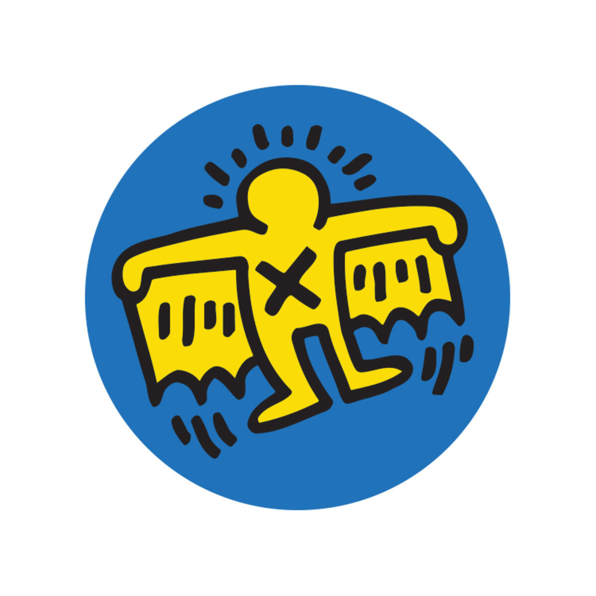 Yellow Bat Demon Magnet – Nakamura Keith Haring Collection