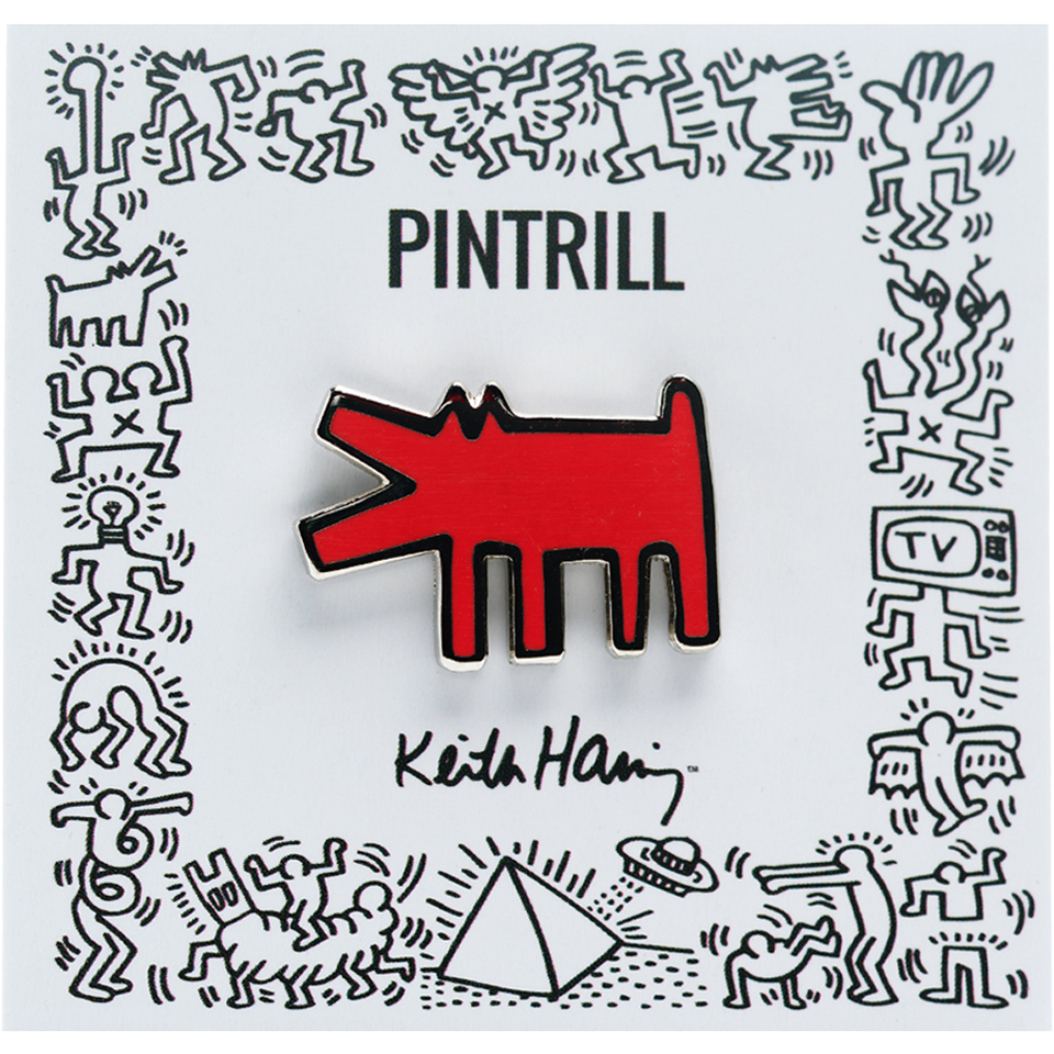 PINTRILL Keith Haring #3 Pin Barking Dog – Nakamura Keith Haring Collection