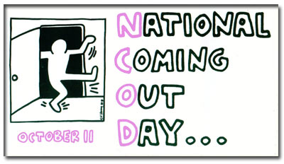 National Coming Out Day Sticker – Nakamura Keith Haring Collection