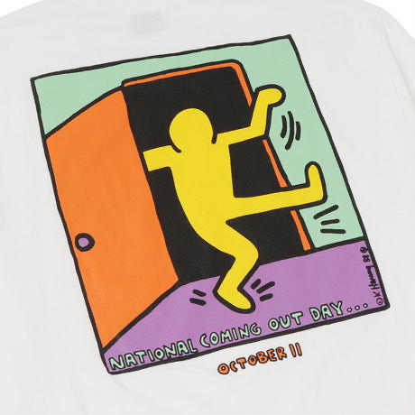 National Coming Out Day Keith Haring Long Sleeve Tshirt – Nakamura ...